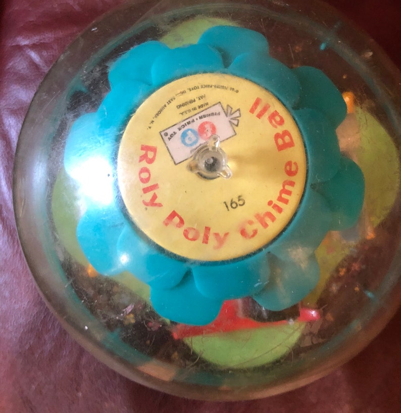 Vintage Fisher Price Roly Poly Chime Ball - Etsy