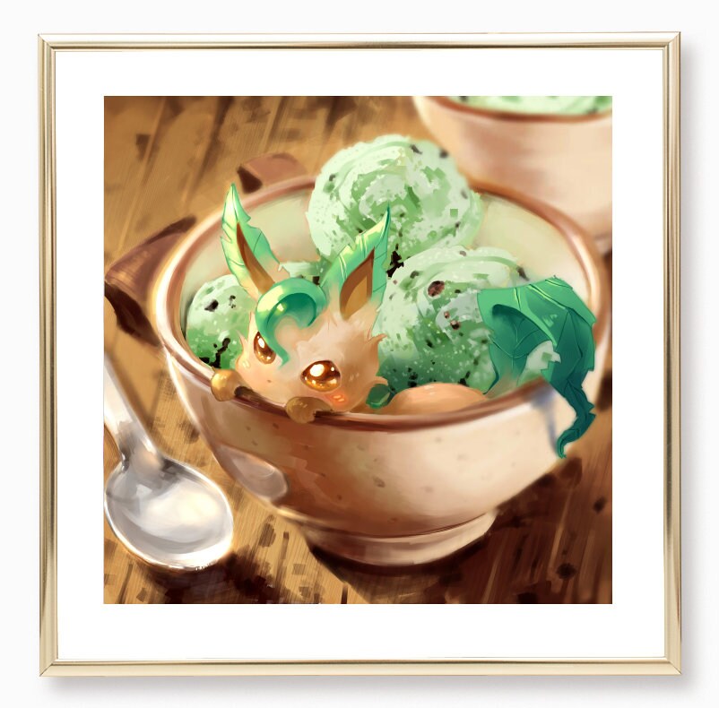 7. Pokemon Poster Leafeon / Cute Leafeon Art Print / Cute - Etsy Canada