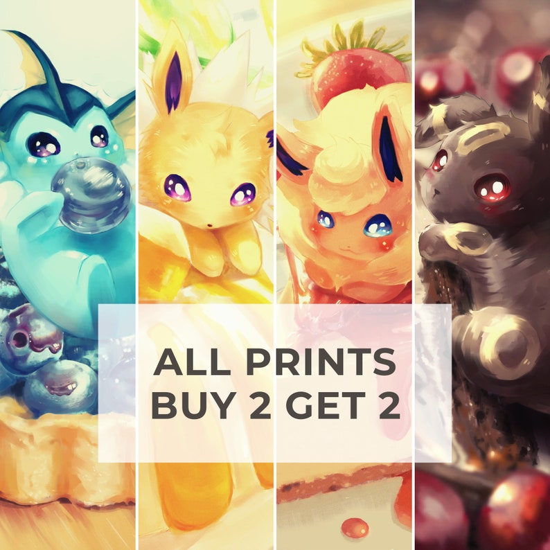 7. Pokemon Poster Leafeon / Cute Leafeon Art Print / Cute Eeveelution ...