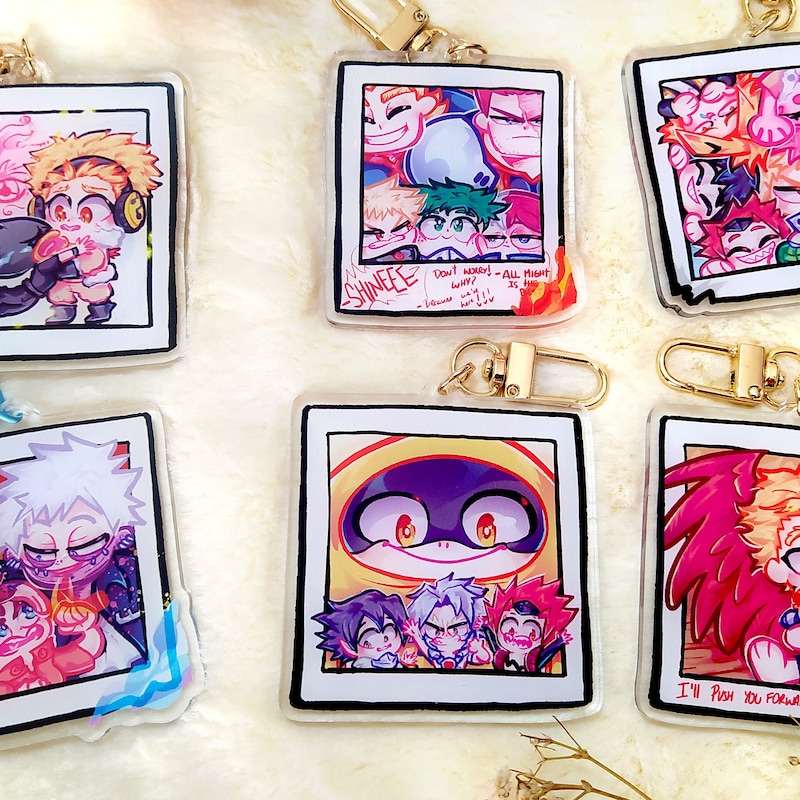 My Hero Academia Keychain - Etsy