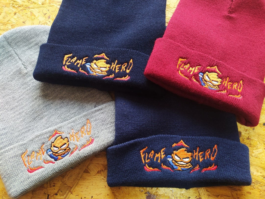 Flame Hero / Hell Flame Beanie - Etsy