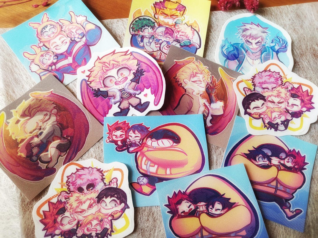 Hero /villain Stickers - Etsy