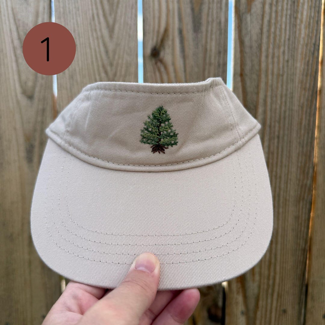 Hand-embroidered Nature-inspired Visors - Etsy