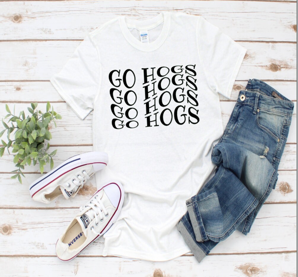 Go Hogs Wave PNG, Game Day, Sublimation File - Etsy