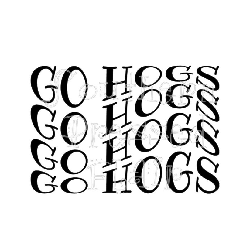 Go Hogs - Etsy