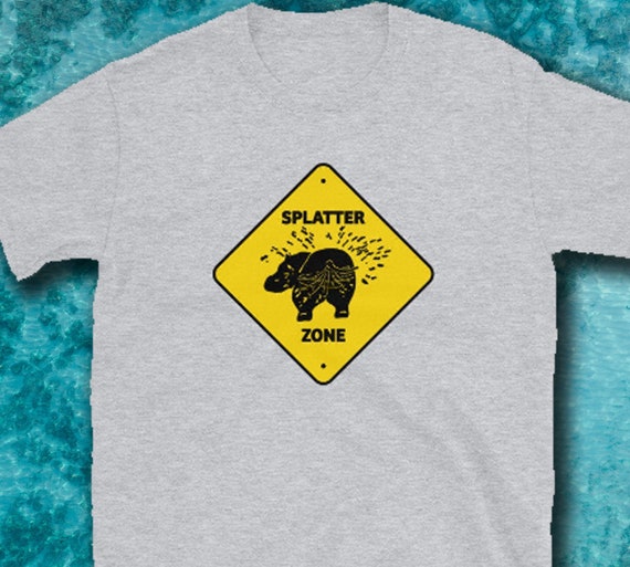 Splatter Zone Funny Sign Gift | Etsy