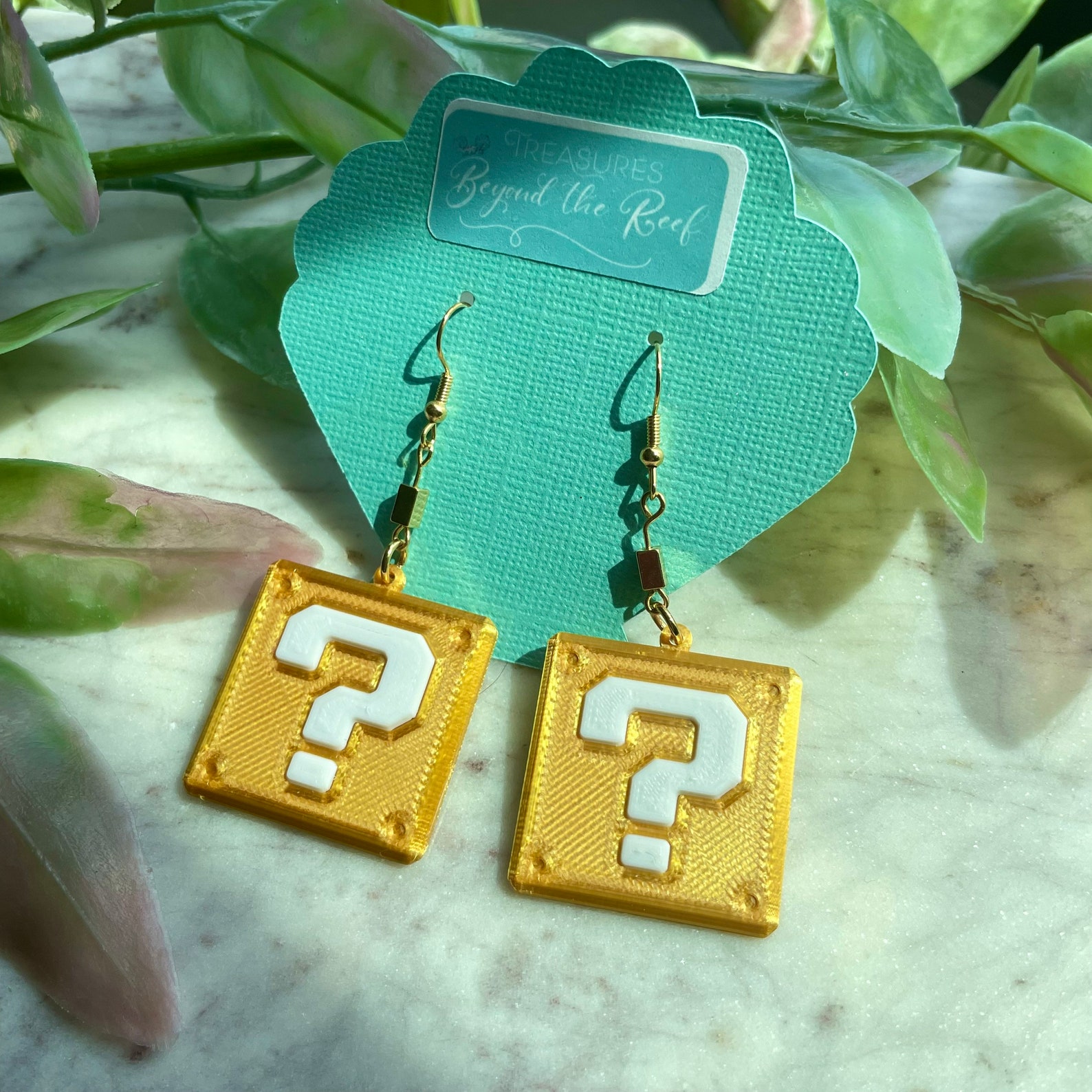 3D Printed Super Nintendo World Inspired Earrings Mario | Etsy