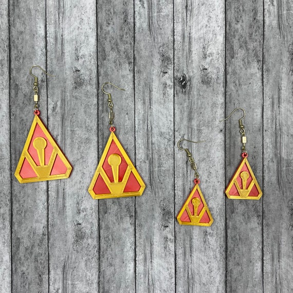 Tivan Group Symbol Earrings Tivan 3D printed earrings | Etsy