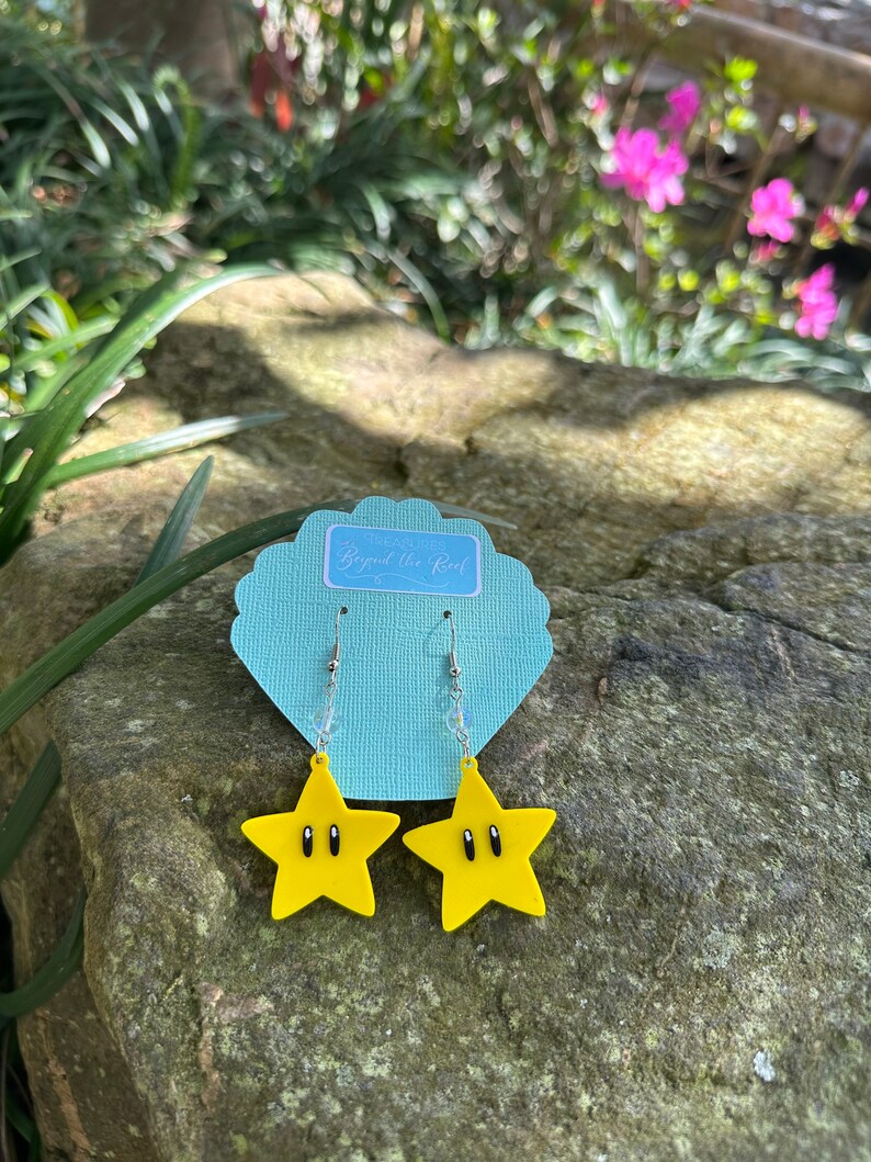 3D Printed Super Nintendo World Inspired Earrings Mario - Etsy