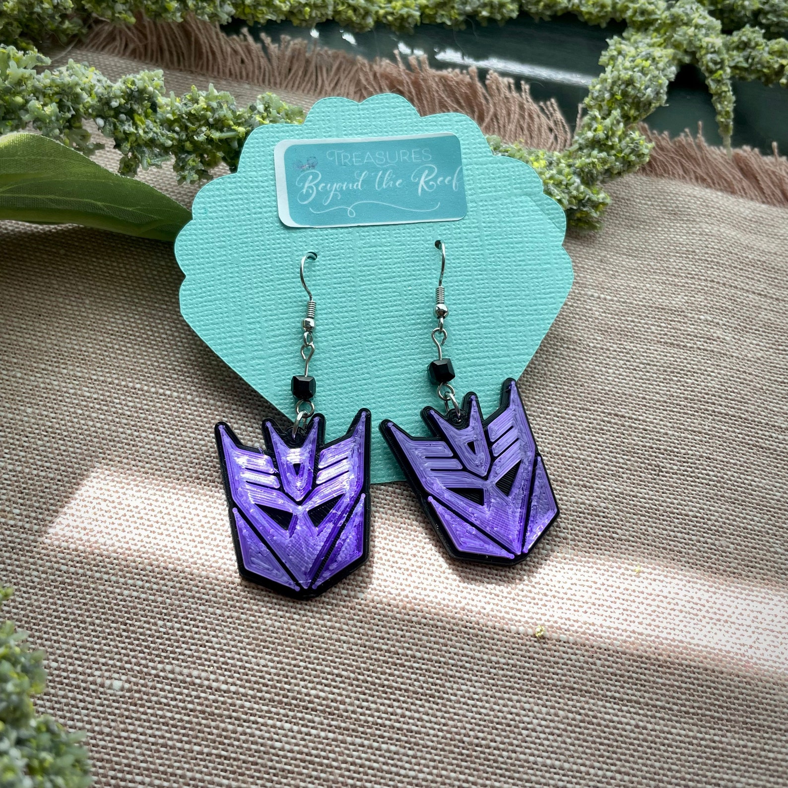 Transformers 3D Printed Earrings Autobots, Decepticons Earrings Arcee ...