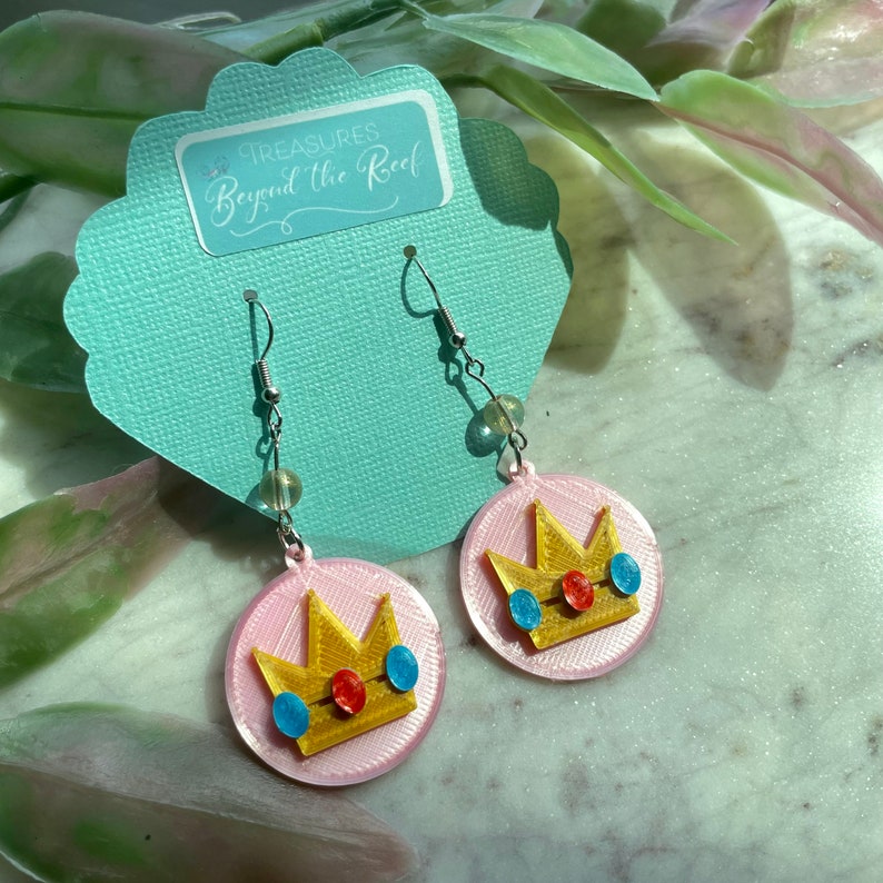 3D Printed Super Nintendo World Inspired Earrings Mario | Etsy