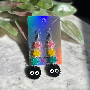 Anime Earrings, Ghibli Inspired Earrings, Dearest Neighbor 3d Printed ...