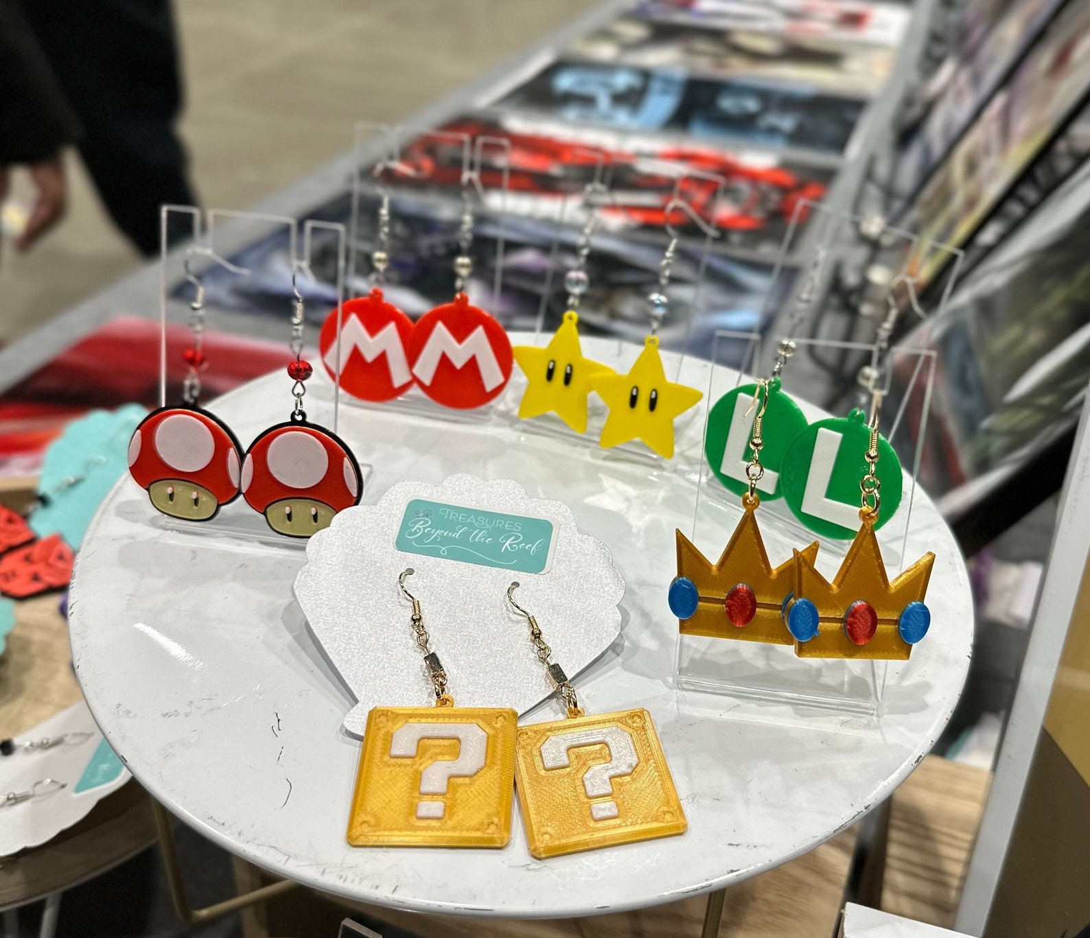 3D Printed Super Nintendo World Inspired Earrings Mario - Etsy