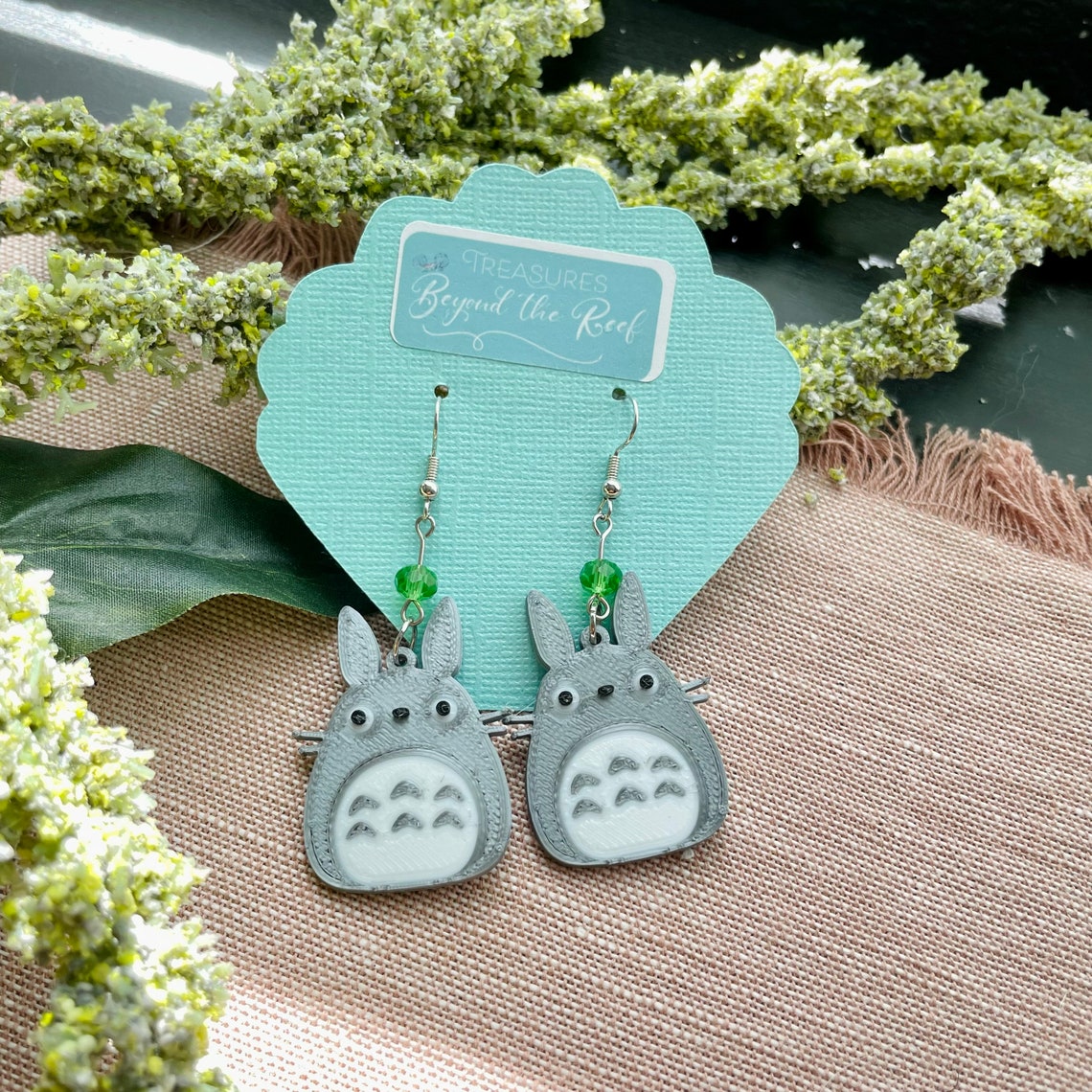 Anime Earrings Ghibli Inspired Earrings Dearest Neighbor 3d - Etsy