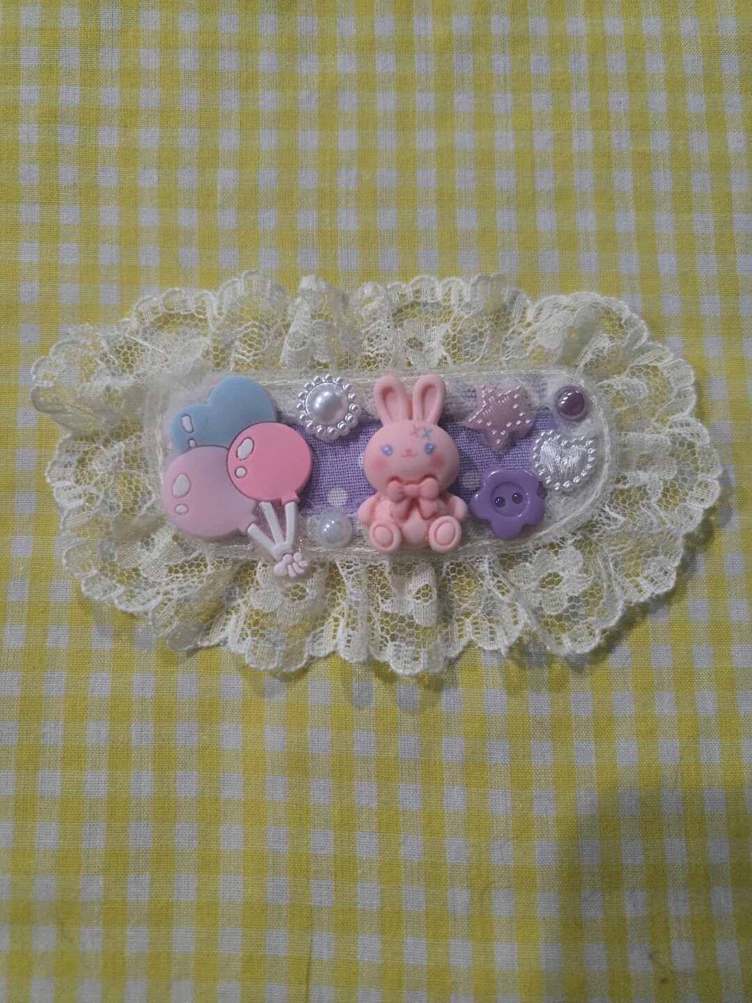 Kawaii/bear/bunny/jfashion/babycore/kidcore/pastel/barrette/hair ...
