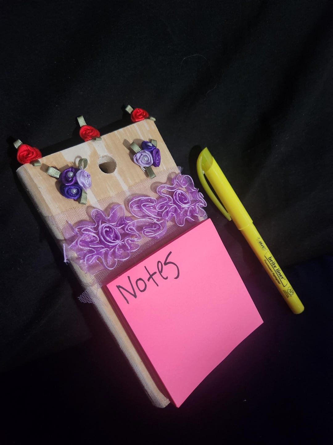 Wood Stickynote Stand - Etsy