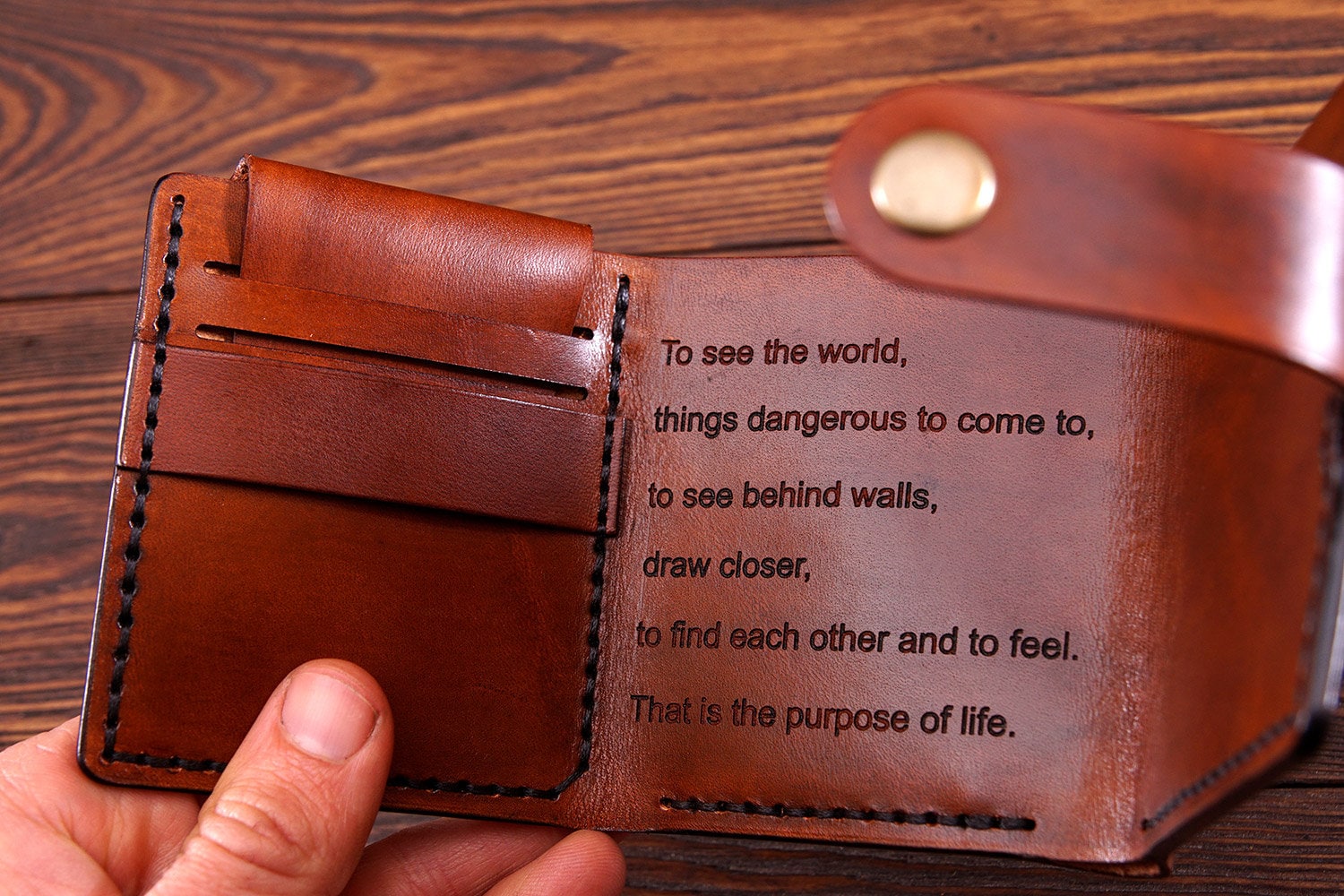 The Purpose Of Life Walter Mitty Wallet