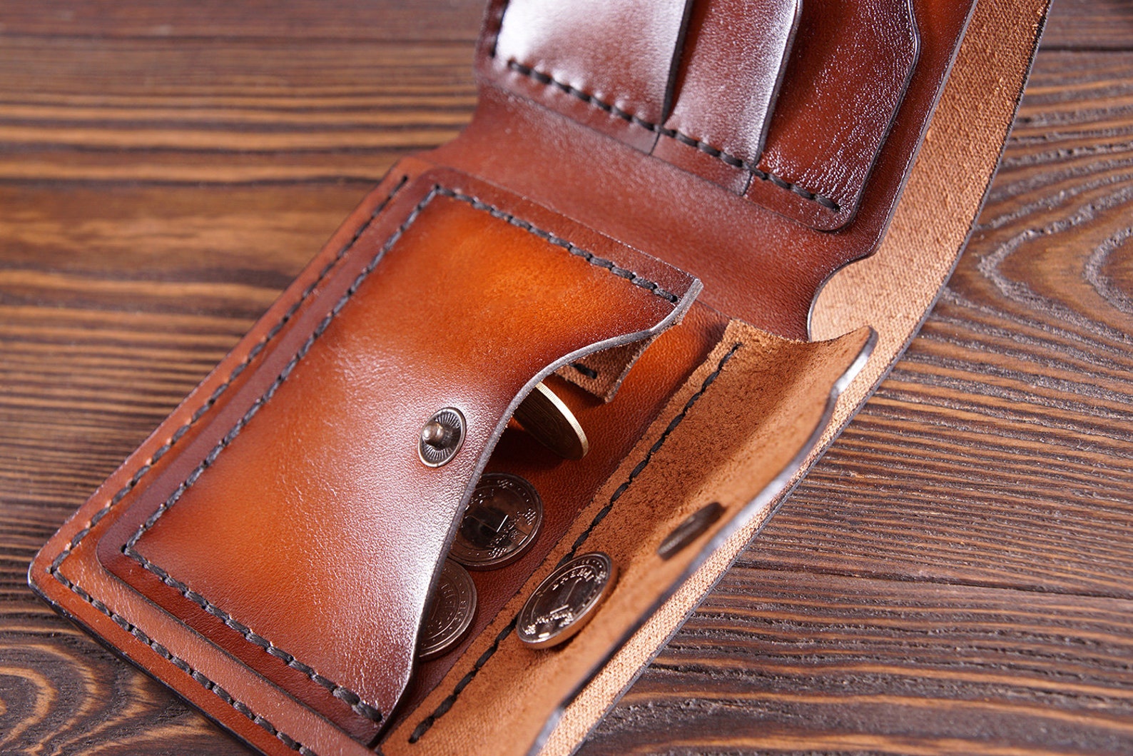 PDF Leather Wallet Leather Pattern Leather Wallet Pdf Wallet - Etsy