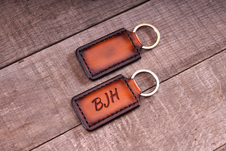 Leather Key Fob PDF Template Downloadable Leathercraft Pattern - Etsy
