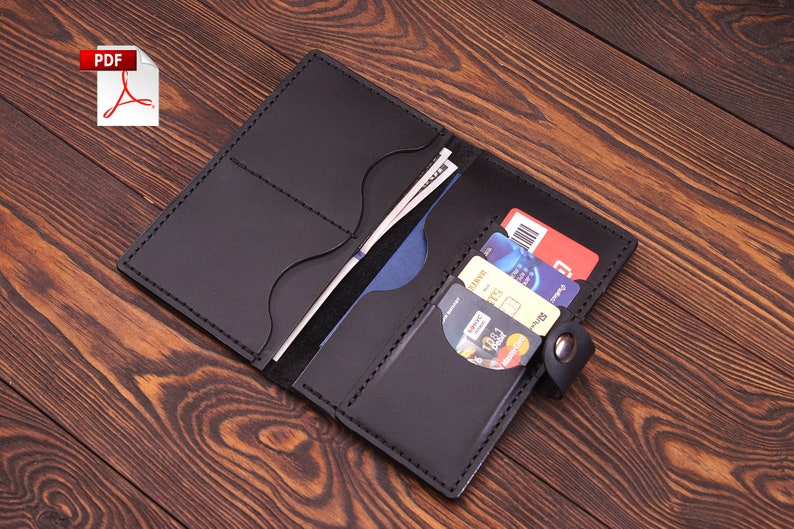 Leather Pattern Passport Wallet Leather Pattern Clutch Bag Pdf Wallet Pattern Template Pattern