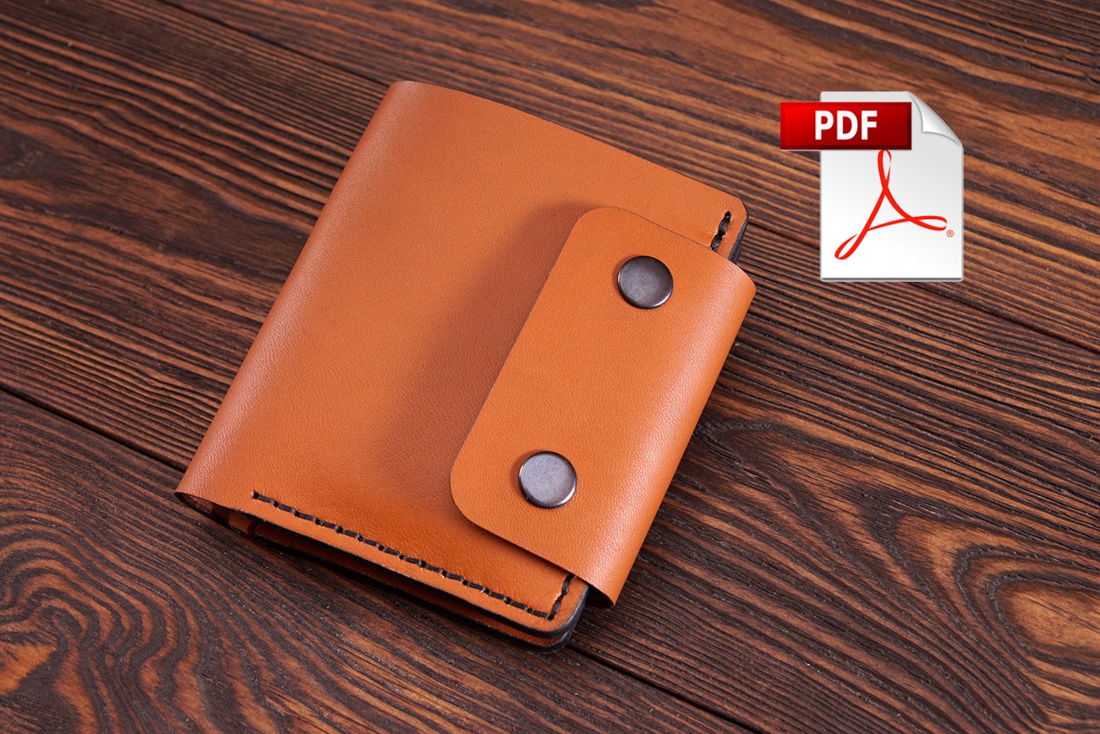 PDF Leather Wallet Leather Pattern Leather Wallet Pdf Wallet Pattern ...