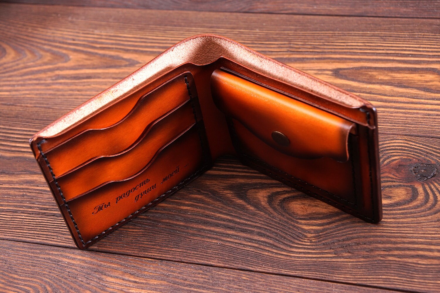 PDF leather wallet Leather pattern Leather wallet pdf Wallet | Etsy