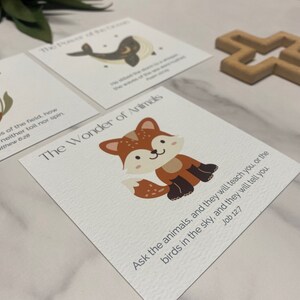 Christian Preschool Bible Verse Cards Faith Based Kindergarten ...