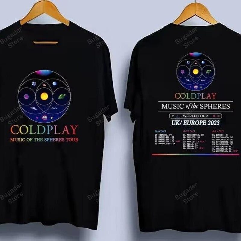 Coldplay Shirts - Etsy
