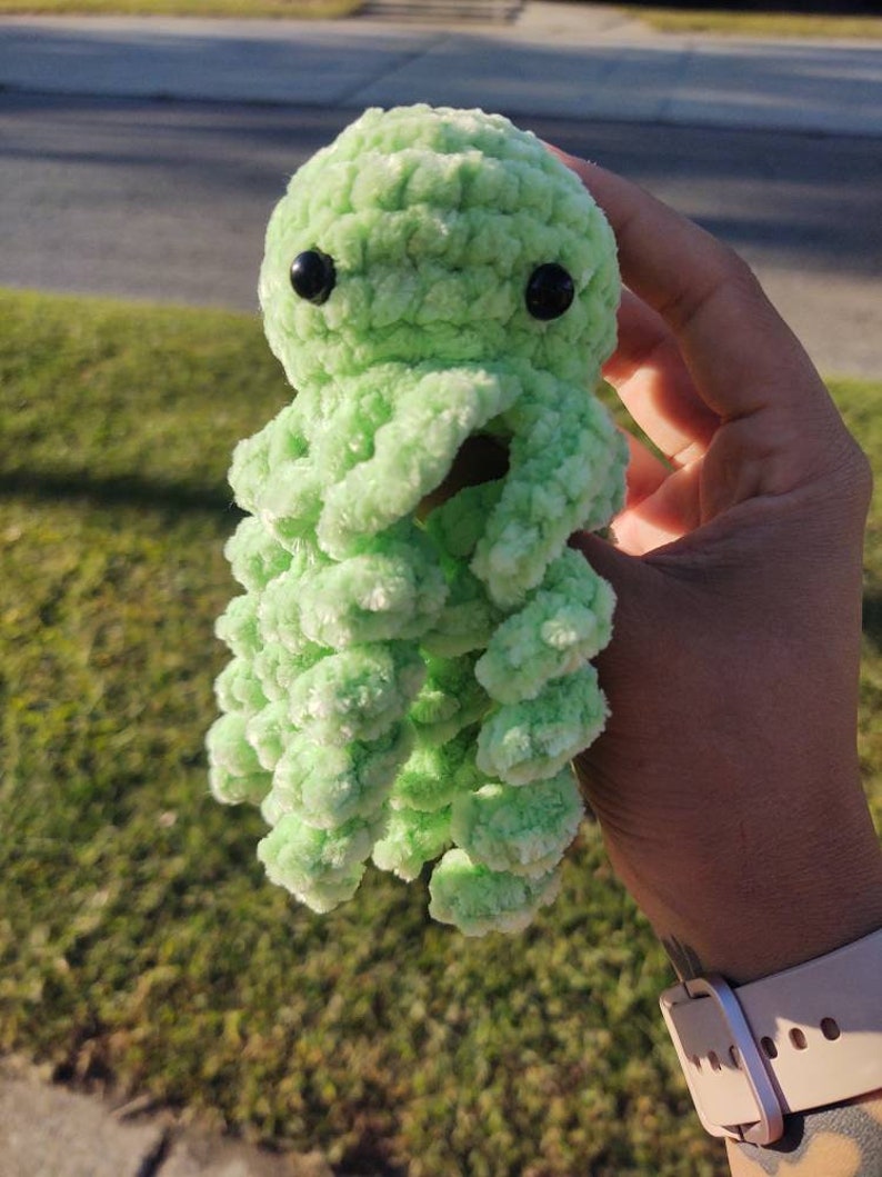 Crochet Velvet Octopus Plush - Etsy