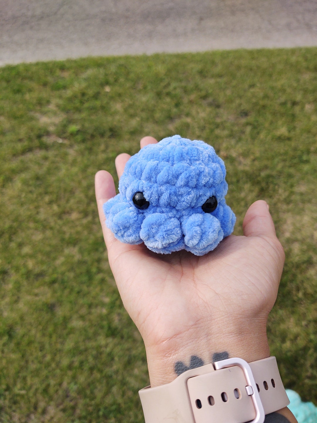 Mini Velvet Octopus Plush - Etsy