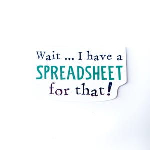 Excel Sticker Pack Set of 4, Freak in the Sheets Sticker, Laptop ...