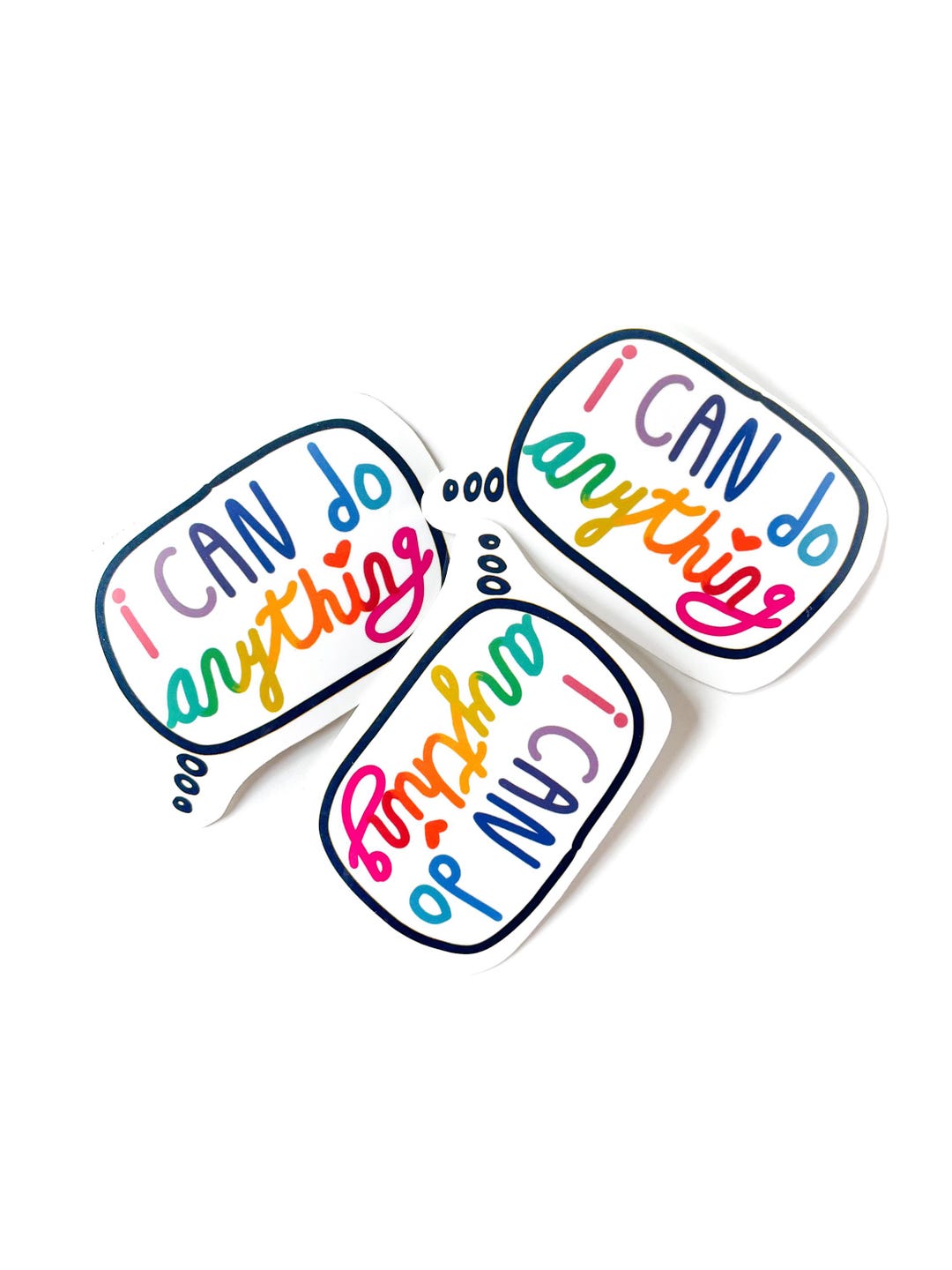 I Can Do Anything Sticker, Vinyl Sticker, Rainbow Sticker, Laptop ...