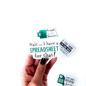 Excel Sticker Set of 4 Freak in the Sheets Retirement Gift Funny Gift ...