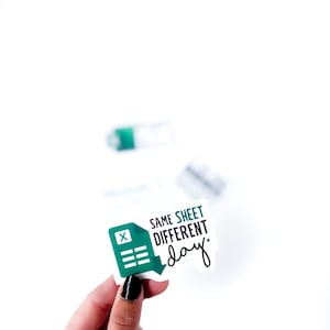 Excel Sticker Set of 4 Freak in the Sheets Retirement Gift Funny Gift ...