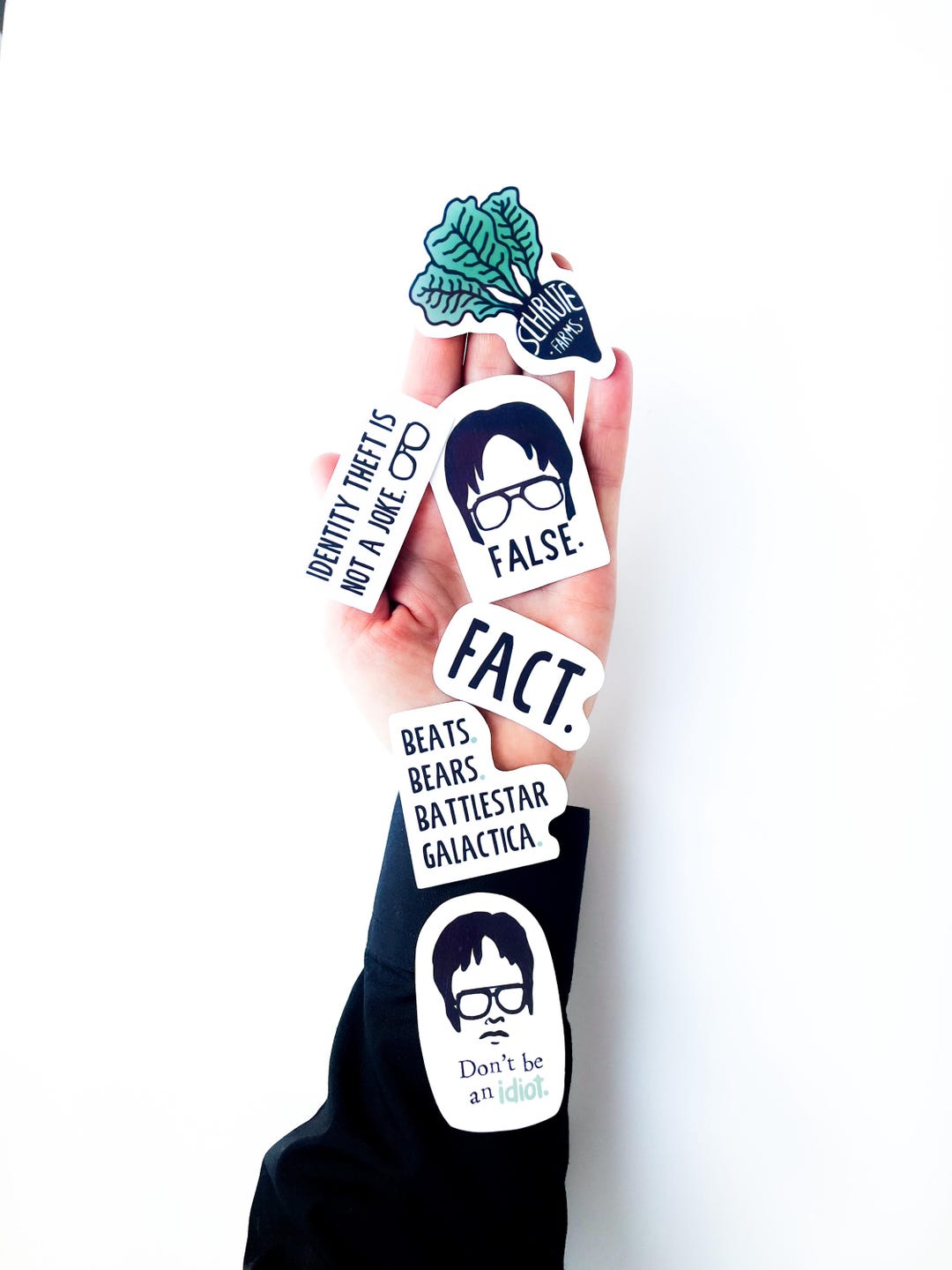 Dwight Shrute Sticker Pack | the Office Gifts, Laptop Sticker, Vinyl ...