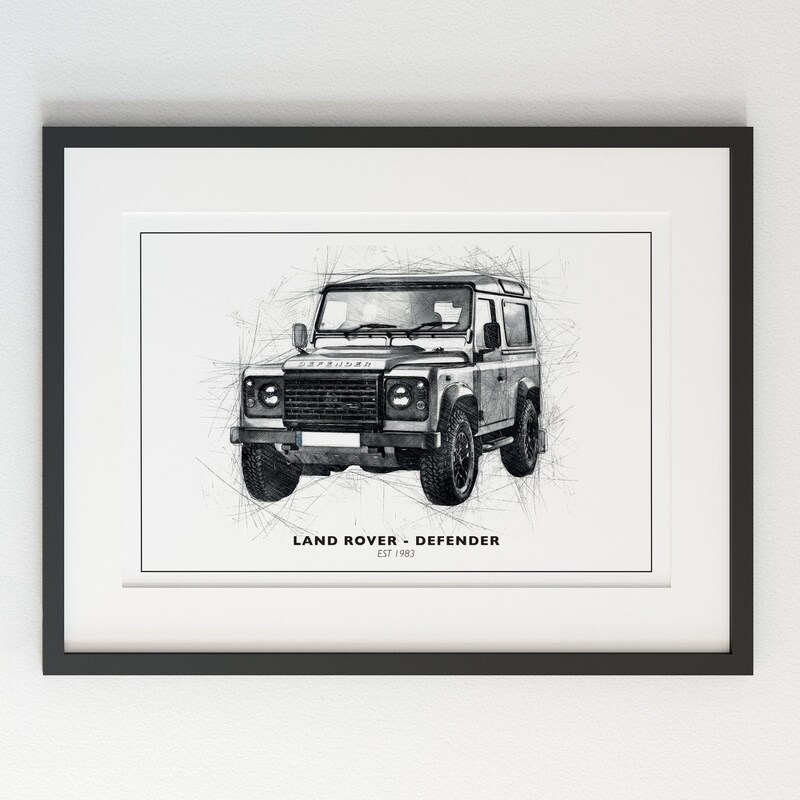 Land rover print - Etsy Nederland