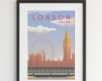 Wimbledon Village London UK SW19 Green A3 Travel Poster Print - Etsy UK