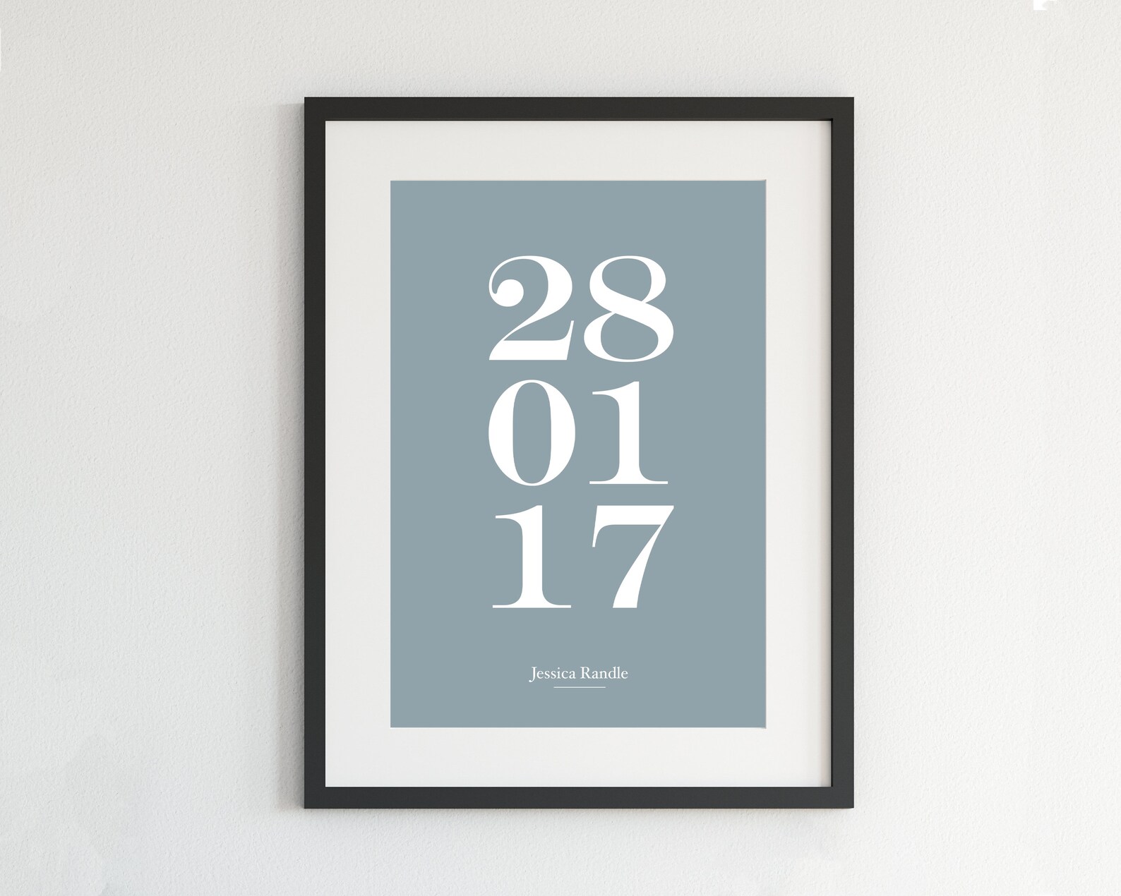 Personalised Date Print Special Date Print Wedding First - Etsy