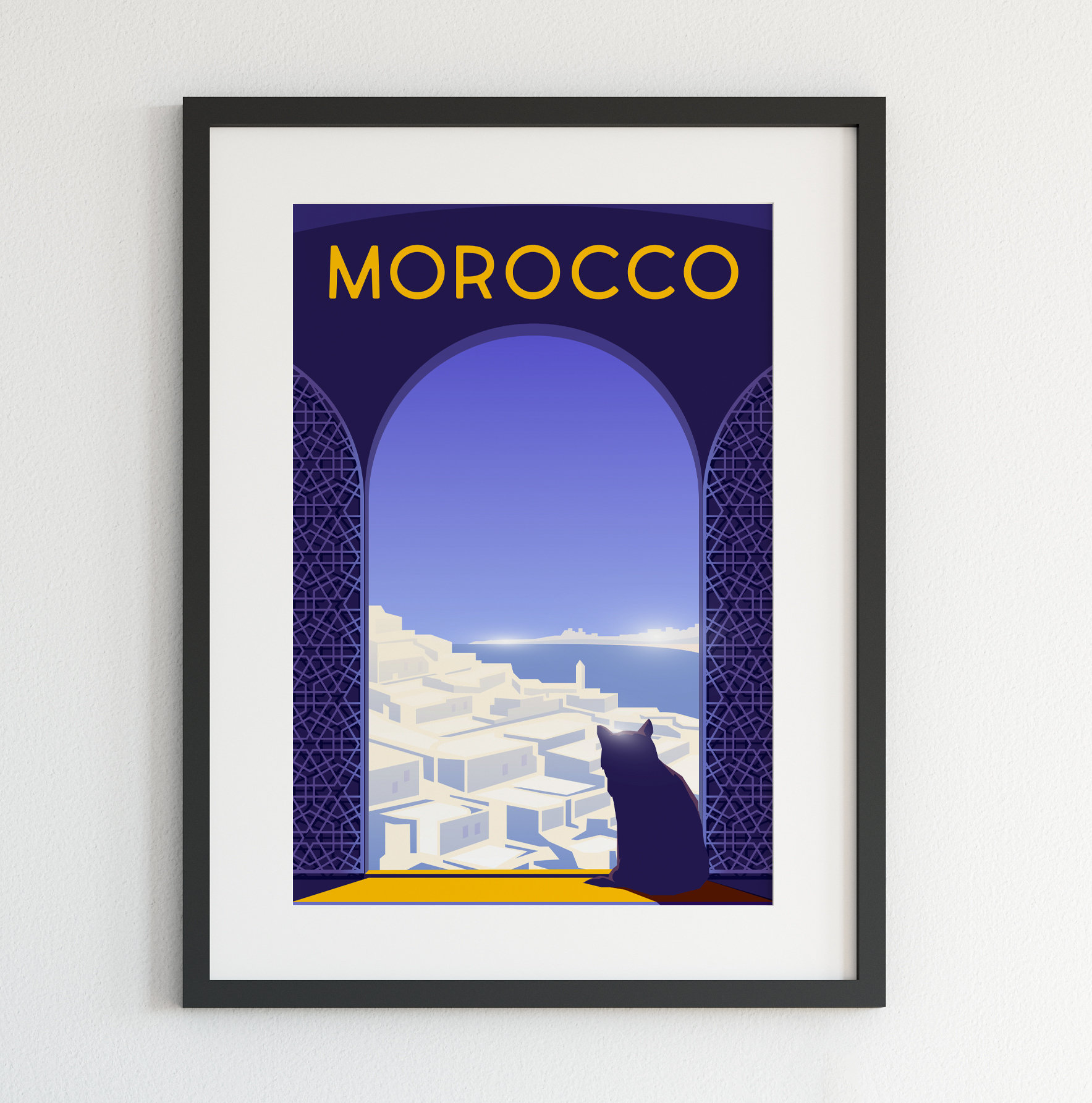 Morocco Poster Marrakesh Print Morocco Wall Art Morocco - Etsy
