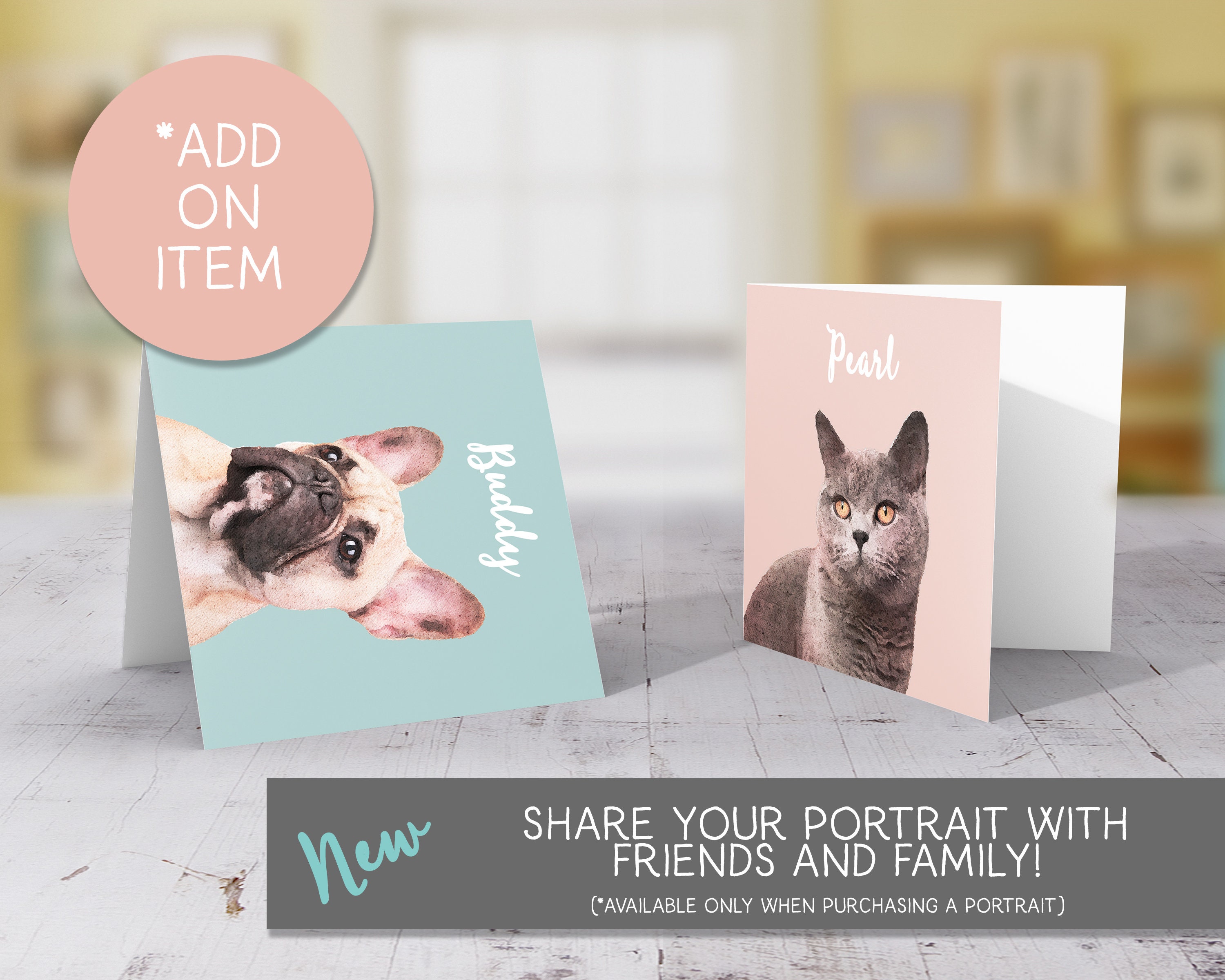 Pet Portrait Watercolour Pet Portrait Custom Pet Portrait - Etsy