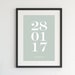 Special Date Print, Personalised Date Print, Wedding First Dance ...