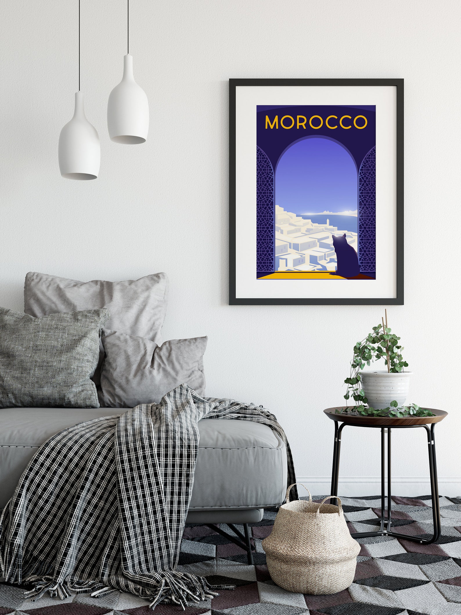 Morocco Poster Marrakesh Print Morocco Wall Art Morocco - Etsy