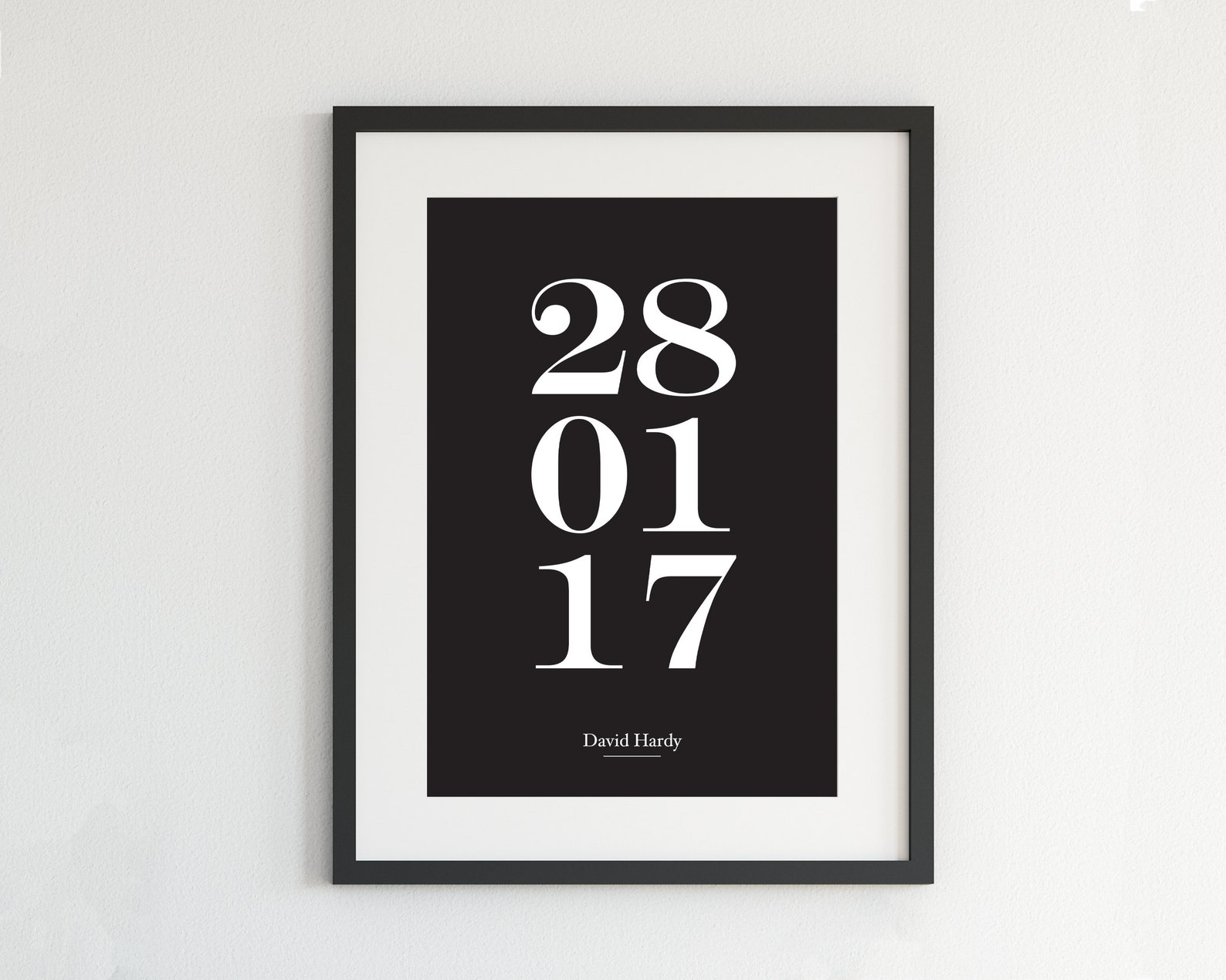 Personalised Date Print Special Date Print Wedding First - Etsy