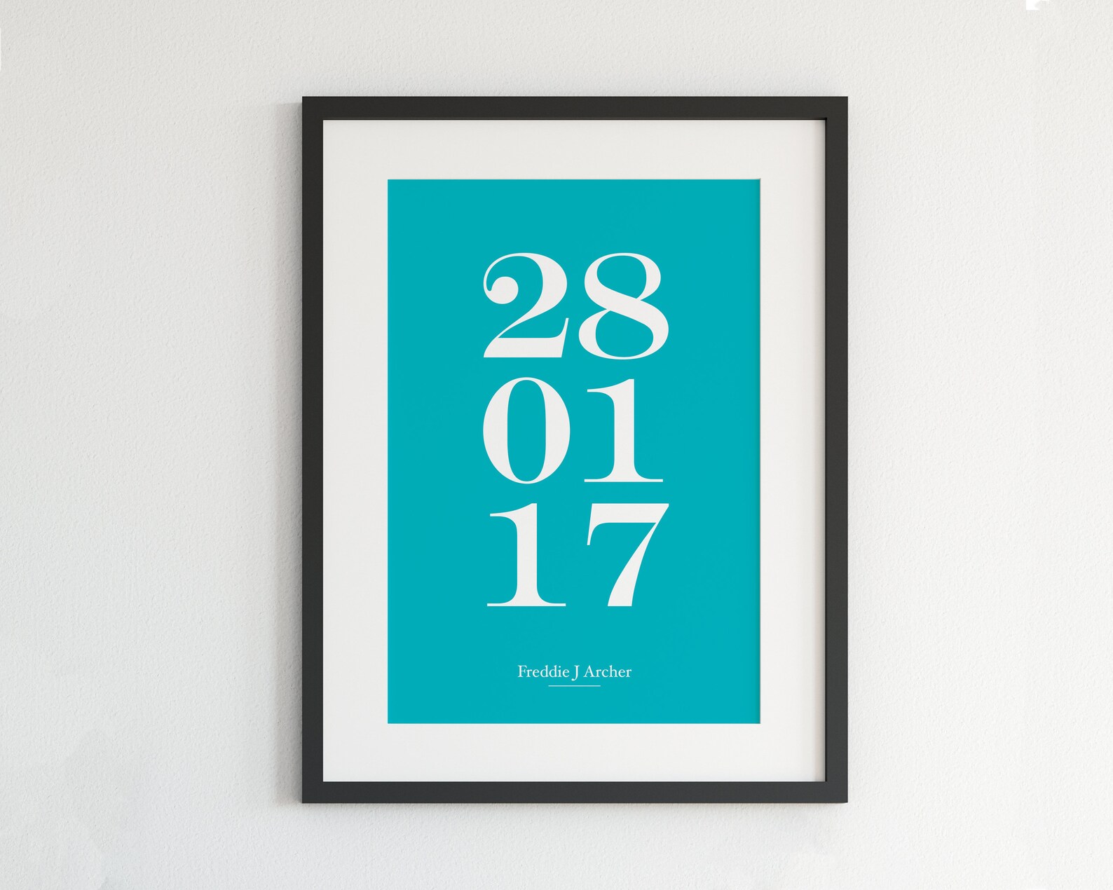 Personalised Date Print Special Date Print Wedding First - Etsy