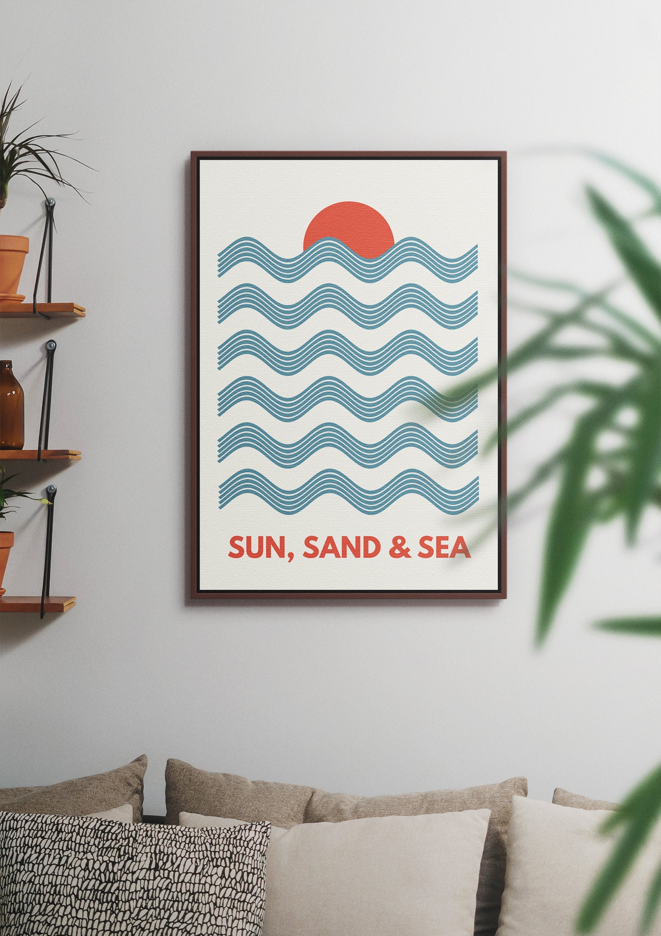 Beach Poster Bathroom Poster Bathroom Decor Coastal Poster - Etsy