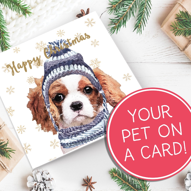 Dog Christmas Cards - Etsy