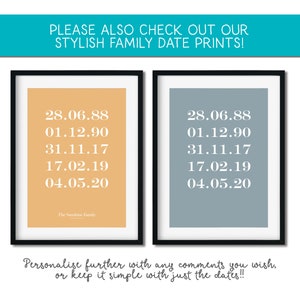Special Date Print, Personalised Date Print, Wedding First Dance ...