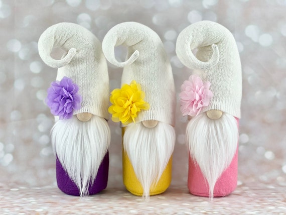 Spring Gnomes Easter Gnomes Spring Decorations Gnomespring - Etsy