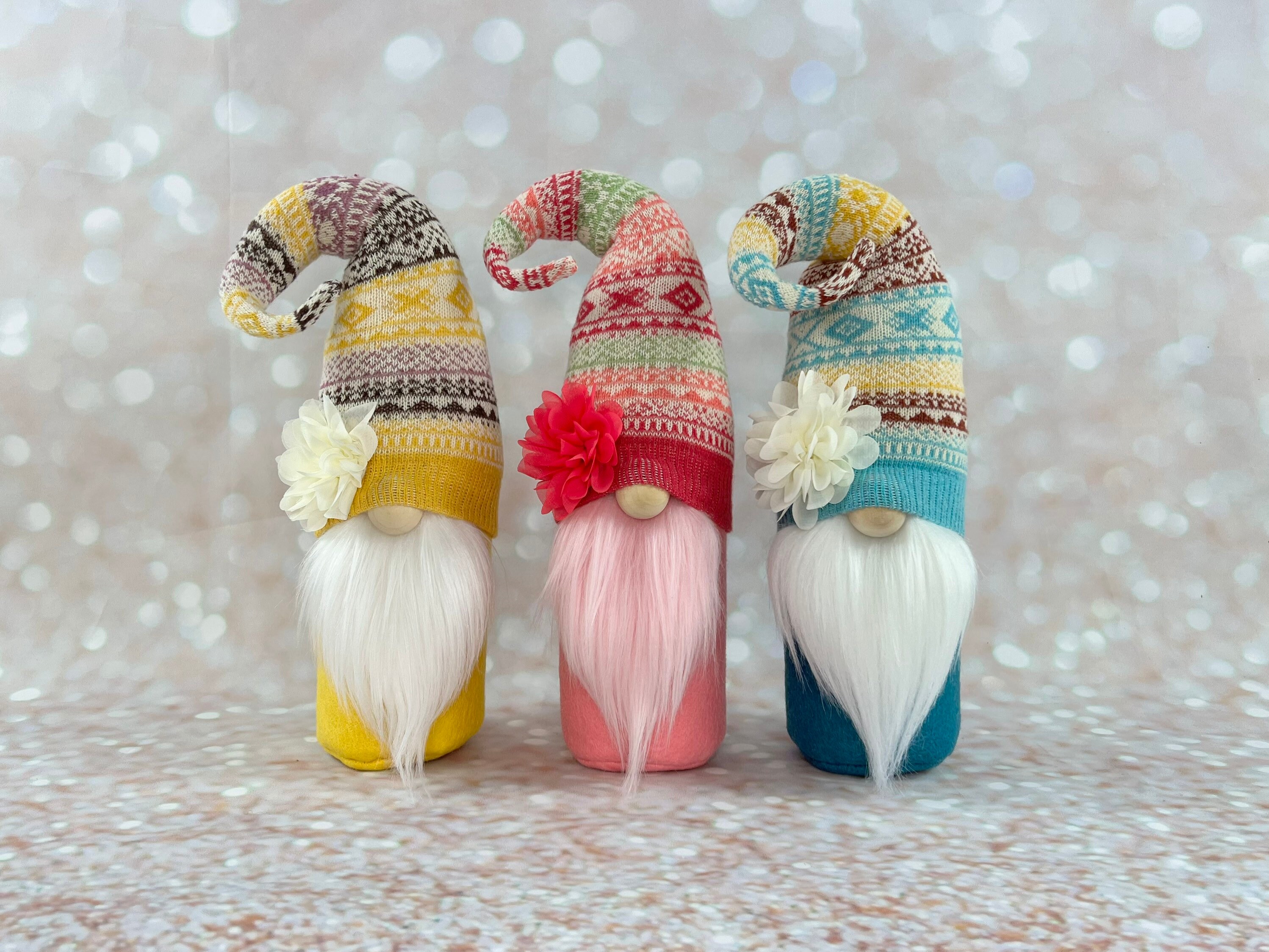 Handmade Spring Gnomes for Spring Home Decor or Spring Tiered | Etsy