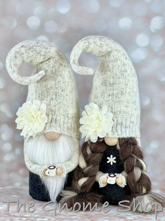 Handmade Coffee Gnomes for Coffee Bar Decor or Farmhouse Decor - Etsy